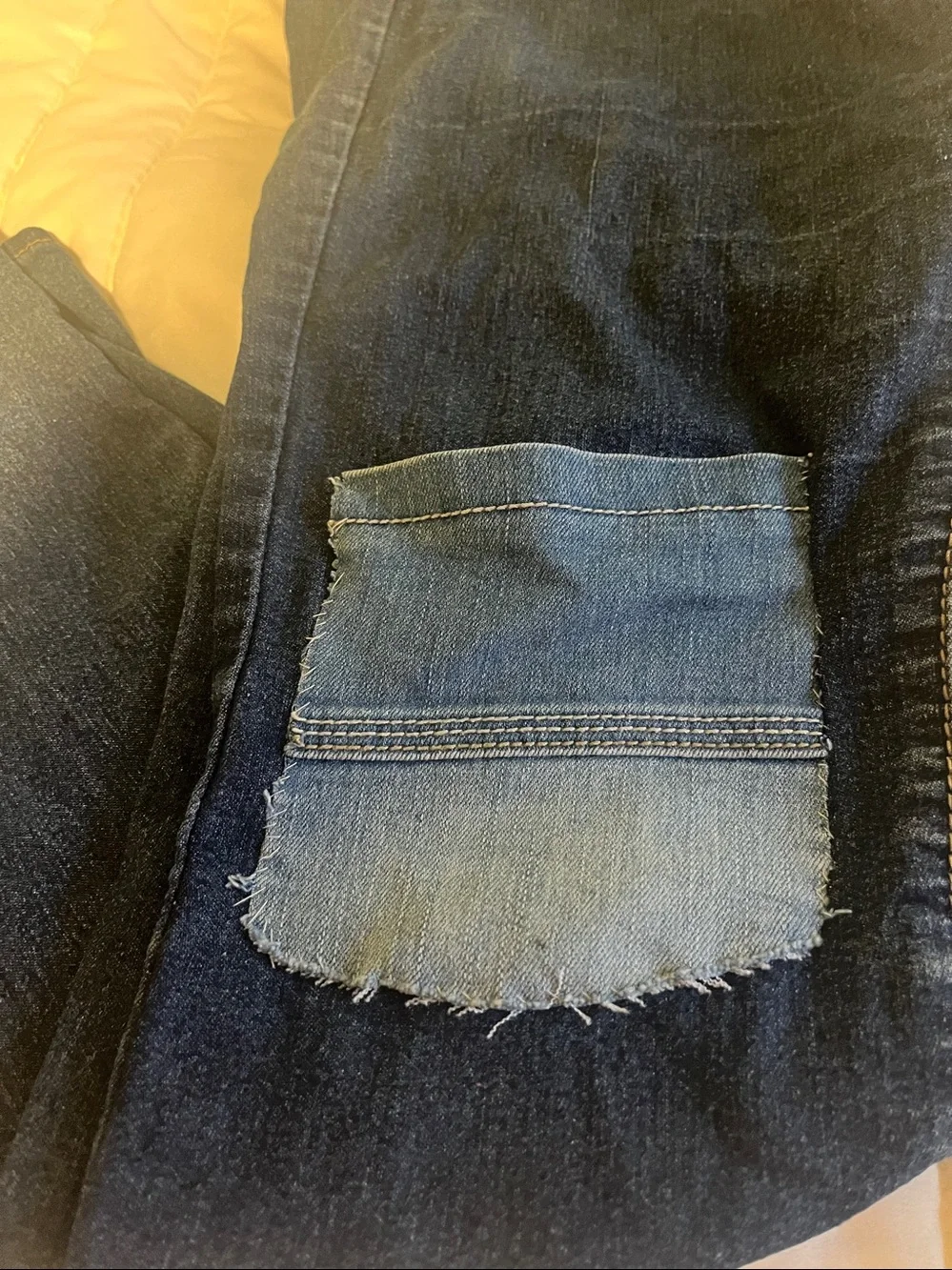 Forever 21 | Jeans | Forever 2 Jeans Med Wash Upcycled With Pocket ...